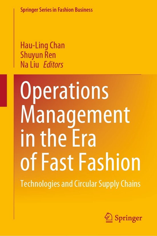 Springer Series in Fashion Business - Operations Management in the Era ...