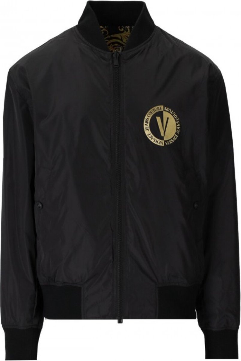 Versace Jeans Couture Logo Couture Reversible Bomber Jacket Black | bol.com