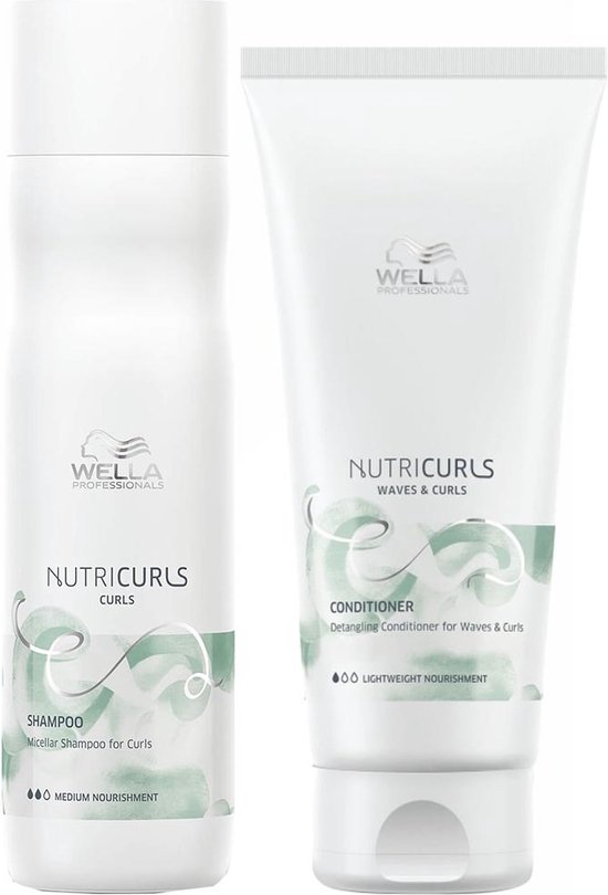 Wella - Nutri Curls Duo Set Curls - 250+200ml | bol