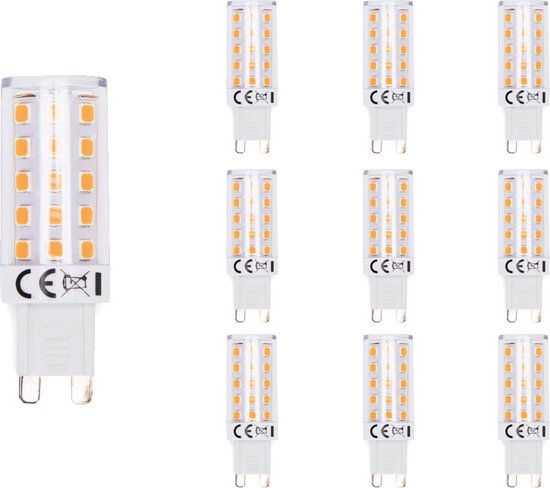 10 Pack - G9 LED Lamp - 4.8 Watt - 530 Lumen - 3000K | bol