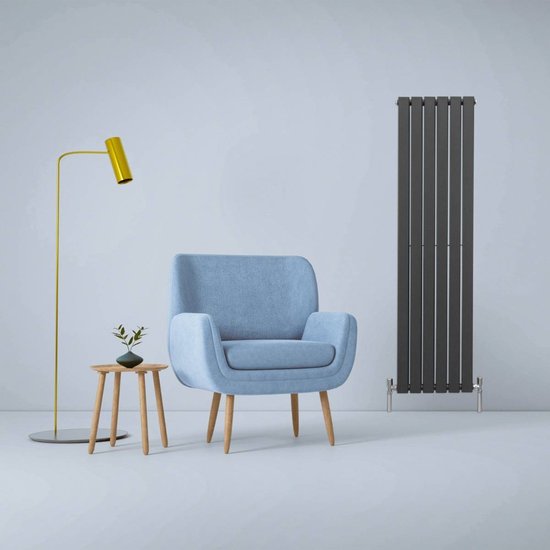 Design Radiator Sierradiator Verwarming - Antraciet - 1600 mm x 420 mm ...
