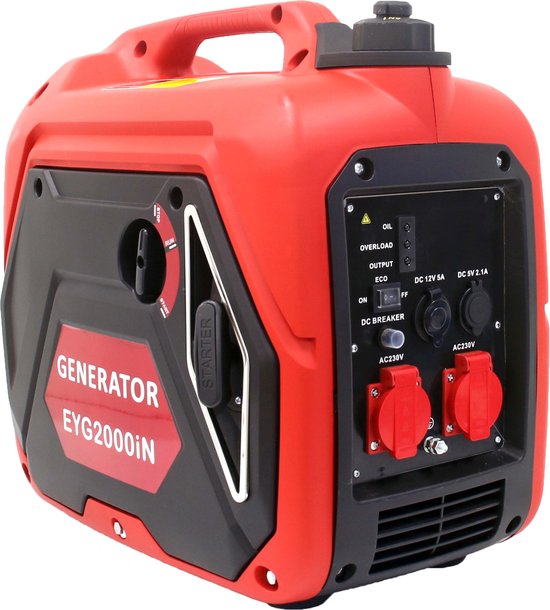 Generator - Inverter - 3.5PK - 2.0KW - 4 Takt - Benzine | bol.com