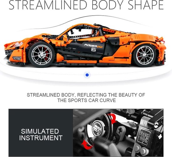 brickparts.nl Mould King 13090 P1 Supercar - Compatible met de bekende ...