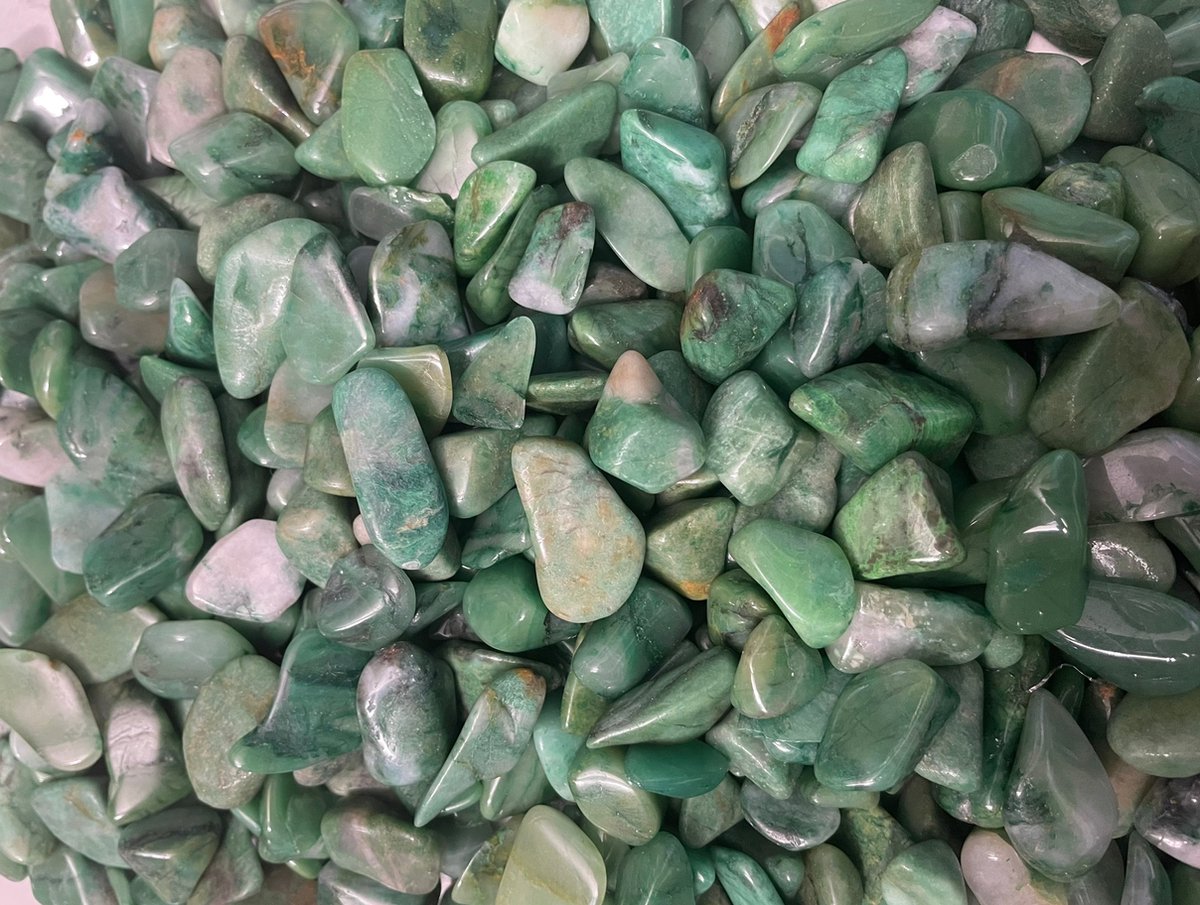 Plant 'n Bak - Jade - Edelsteen - Trommelsteen (small) - 50 gram | bol.com