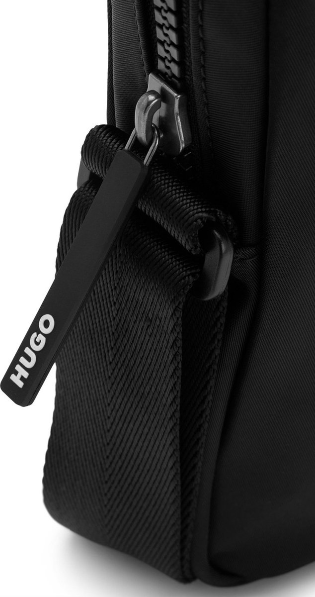 Hugo Boss HUGO Heren Crossbody tas Textiel - Zwart | bol.com