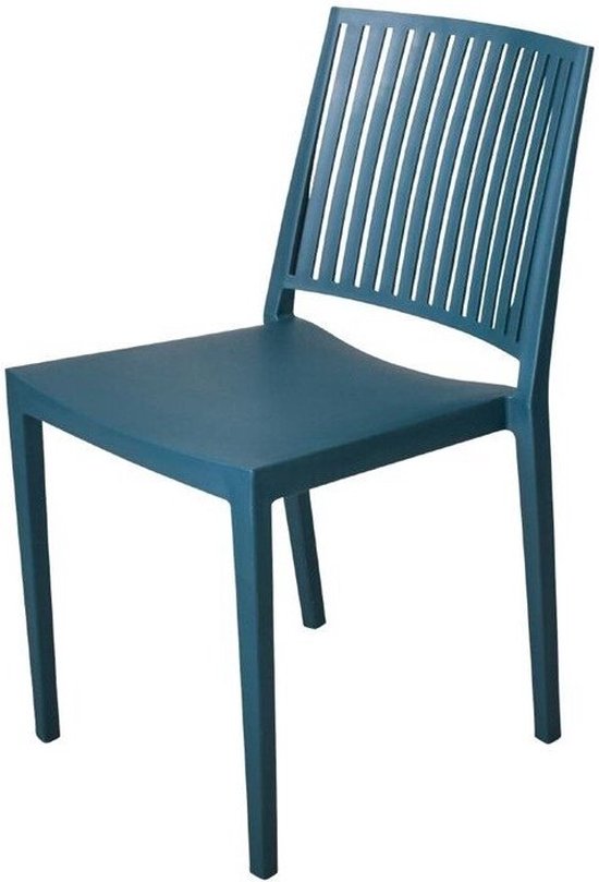 Baltimore Stapelbare Polypropyleen Stoelen Blauw (4 Stuks ...
