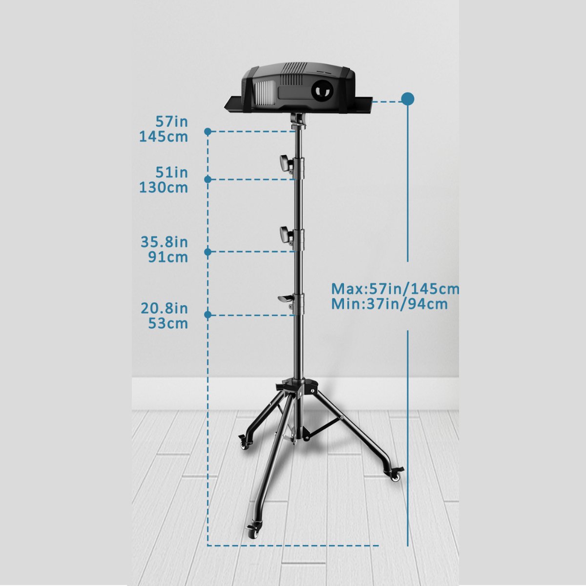 Currero Projector Statief - Beamer Statief - Monitor Statief ...