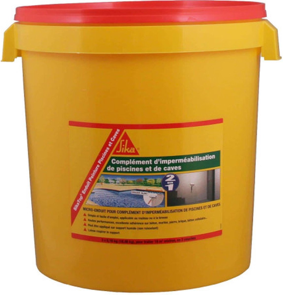 SIKA SikaTop Voorgemeten Micro-mortel SikaTop Zwembad en Kelder Coating ...