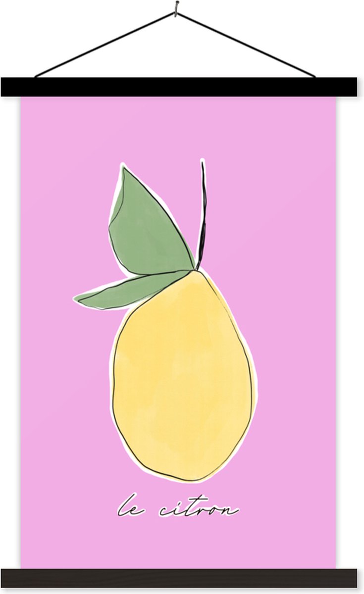 Porte-affiche avec affiche - Affiche scolaire - Citroen - Fruit ...