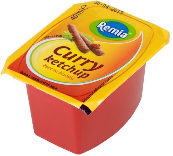 Remia - Curry Ketchup - Cups 54x 40ml | bol