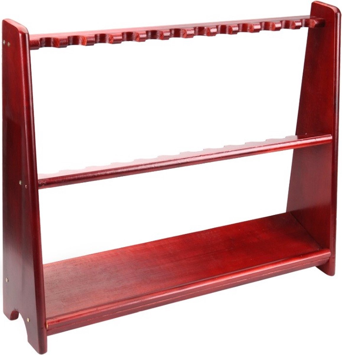 Pegasi Keu rek voor 12 keuen - 71x18x58cm - Rood - Keu houder wand en ...