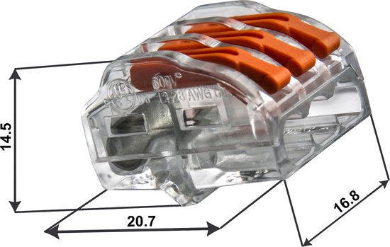 Conex Conex assortiment lasklemmen - voor massief stroomdraad | bol.com