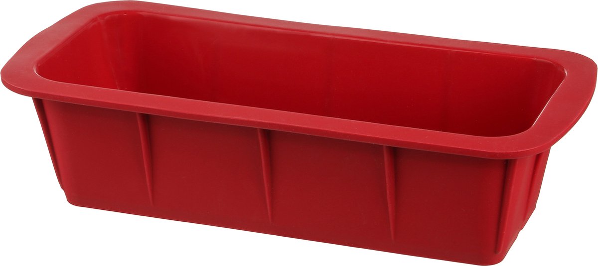 Rechthoekige siliconen bakvorm voor cake 24 cm Rood | cakevorm met ...