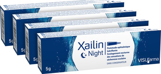 Xailin Night Medische Oogzalf - Voor Droge Ogen - Zonder Bewaarmiddelen ...