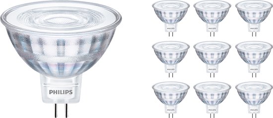 Voordeelpak 10x Philips Corepro LED Spot GU5.3 MR16 4.4W 345lm 36D - 827 Zeer Warm Wit... | bol