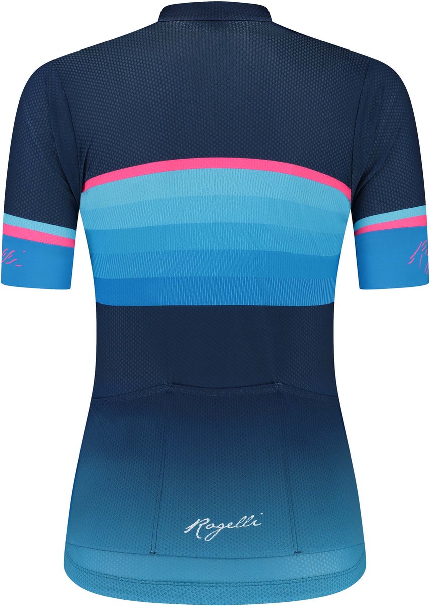 Rogelli Impress II Fietsshirt - Korte Mouwen - Dames - Blauw, Roze ...