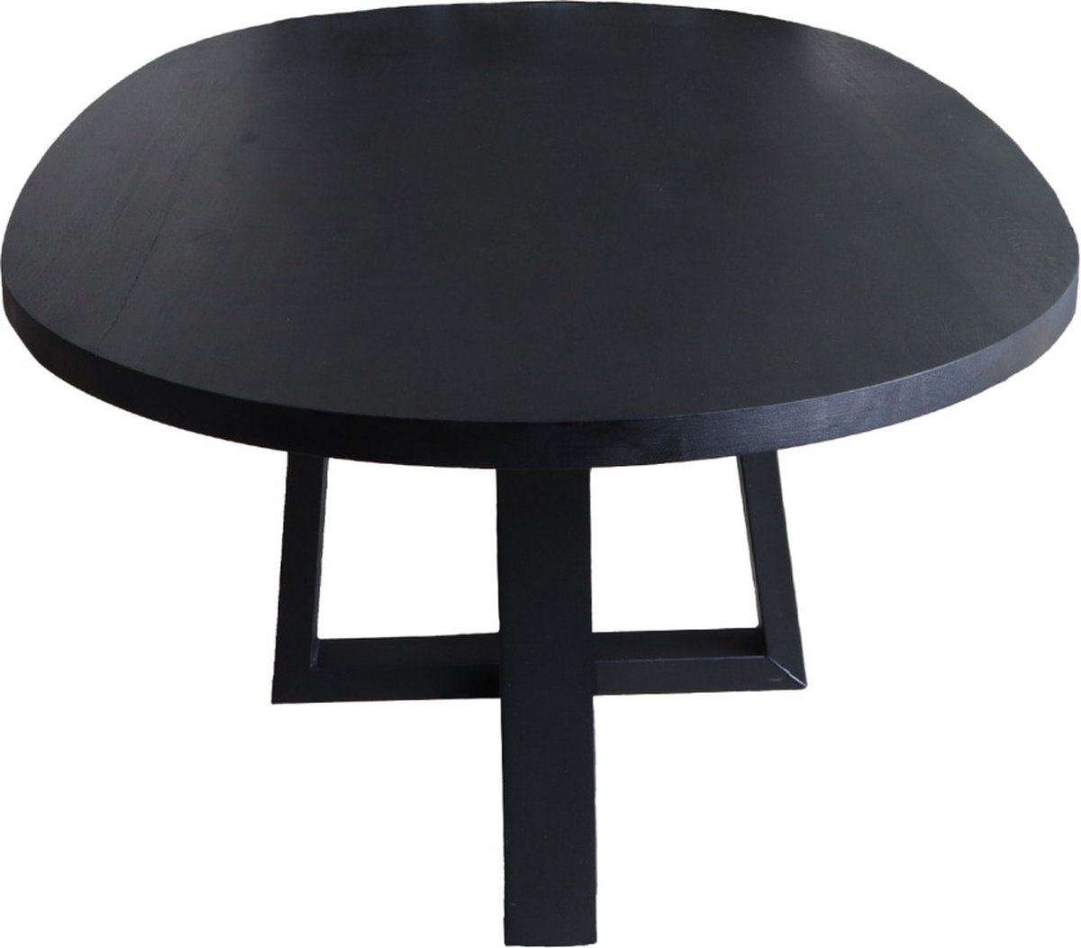Old Inn - Table de salle à manger - Ovale - Industriel - Danois - Zwart ...