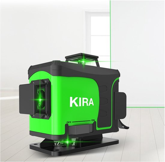 KIRA Zelfnivellerende Kruislijnlaser met 16 Lijnen- 4D laser- meet ...