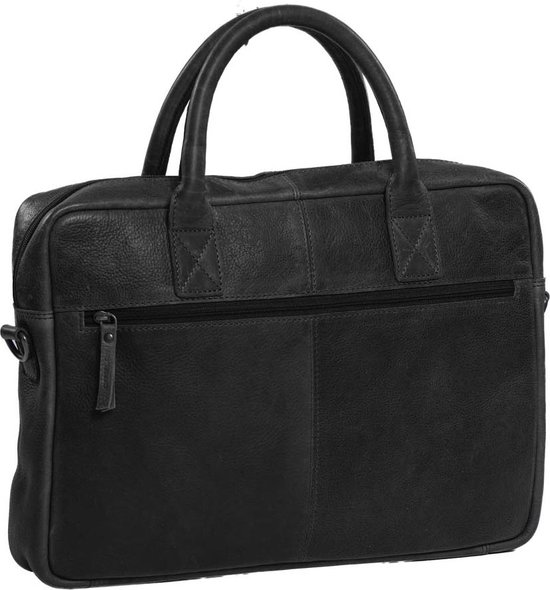 Daniel Ray Leather Werktas/Laptoptas 15.6'' Clearwater Zwart | bol