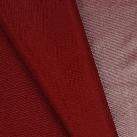 50 meter waterafstotende outdoorstof - Bordeaux rood - 100% polyester | bol