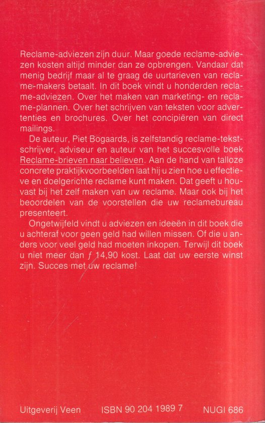 Reclame maken, zo werkt't, Piet Bogaards | 9789020419894 | Boeken | bol.com