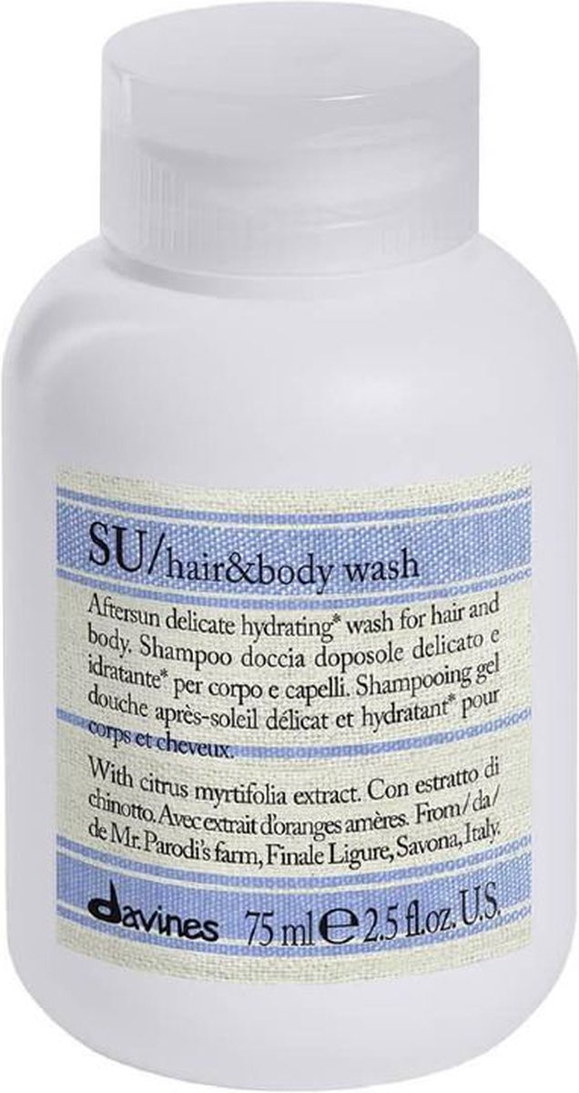 Davines SU Hair & Body Wash 75 ml | bol.com