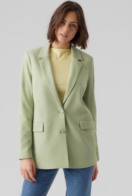 Vero Moda Blazer Vmzamira Ls Loose Blazer Ga Noos 10275972 Reseda Dames Maat - S | bol