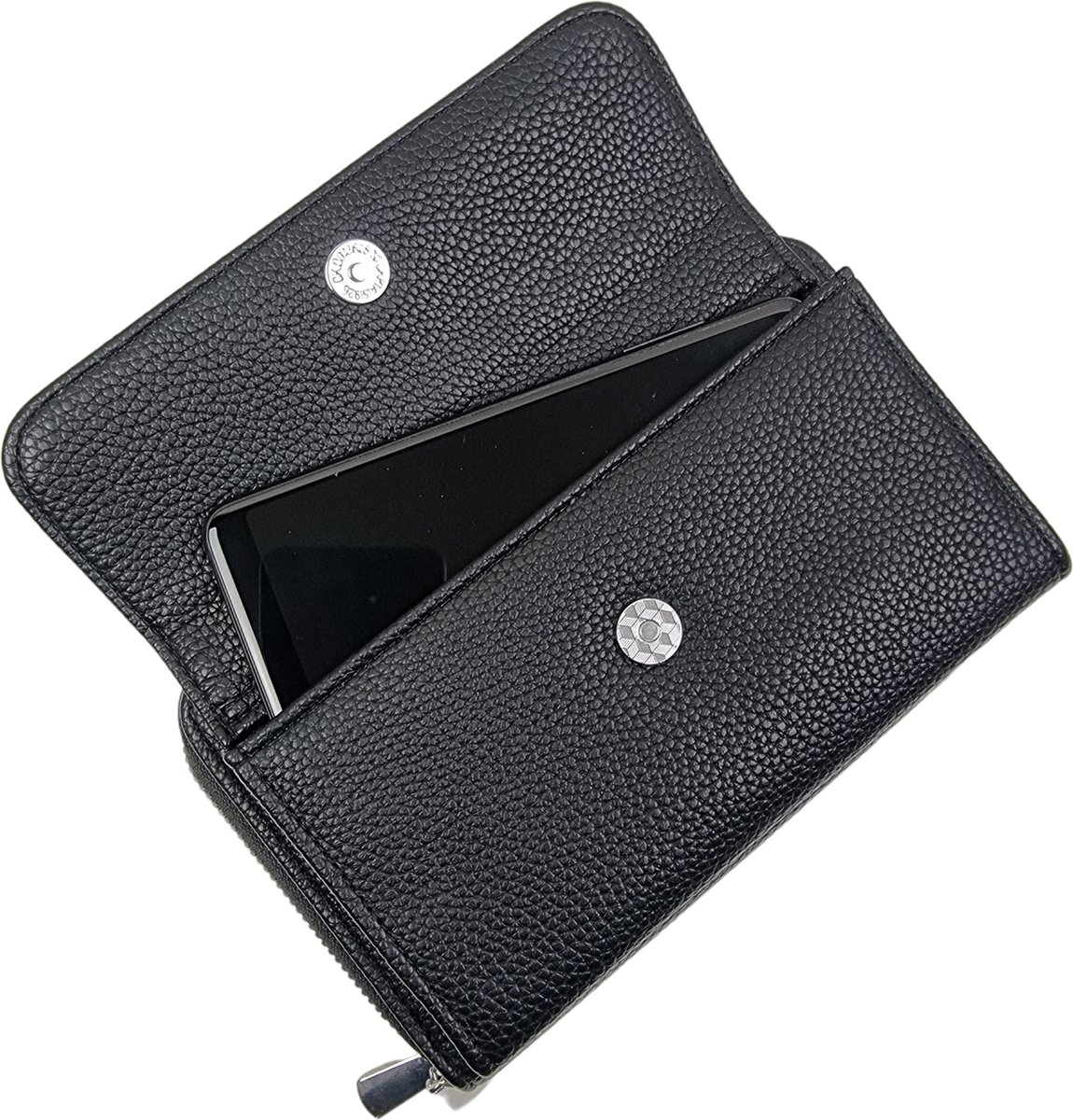 VIQRI - compact telefoontasje - portemonnee tas - crossbody tas - RFID ...