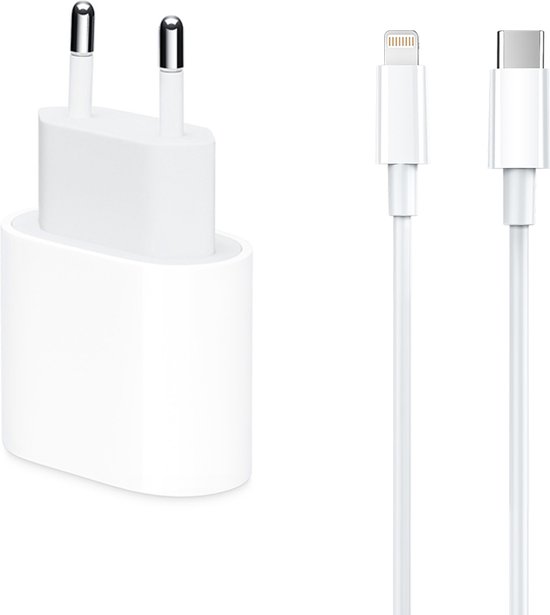 Oplader 20W USB-C incl 1M lightning kabel - Snellader - Quick Charge ...