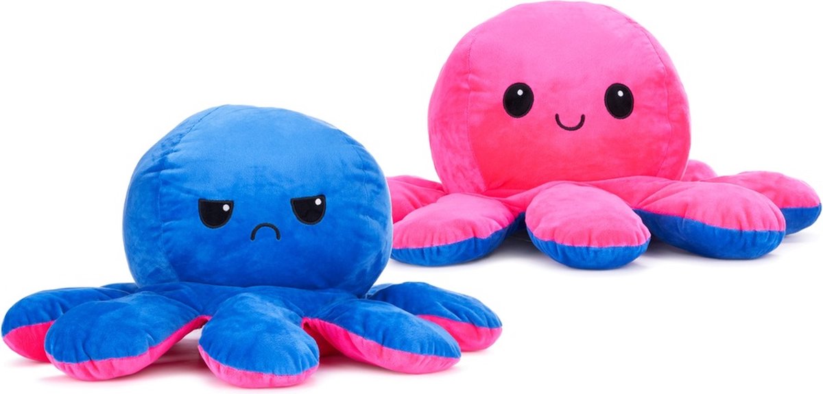 Hoogwaardige Octopus Knuffel / Emotie Knuffel / Mood Knuffel ...