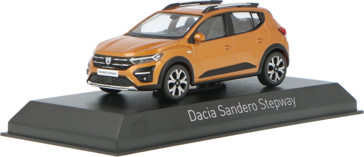 Dacia Sandero Stepway 2021 Atacama Orange - 1:43 - Norev | bol.com