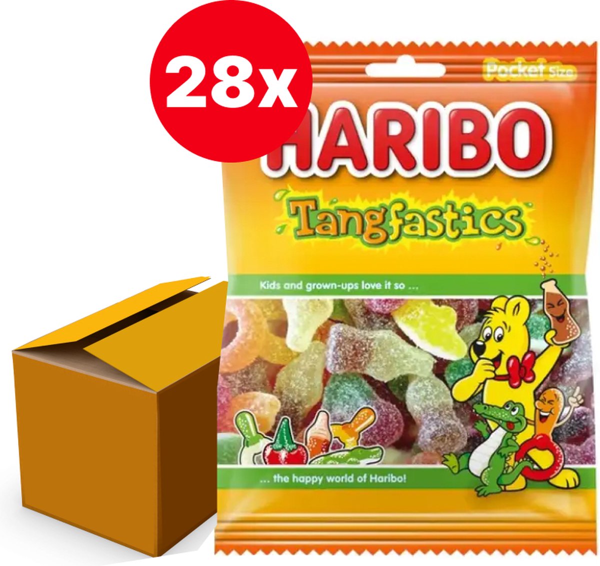 Haribo Tangfastics - 28 x 75gr | bol.com