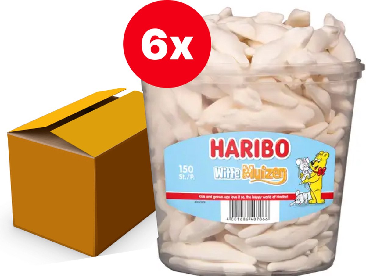 Haribo schuim witte muizen | bol.com