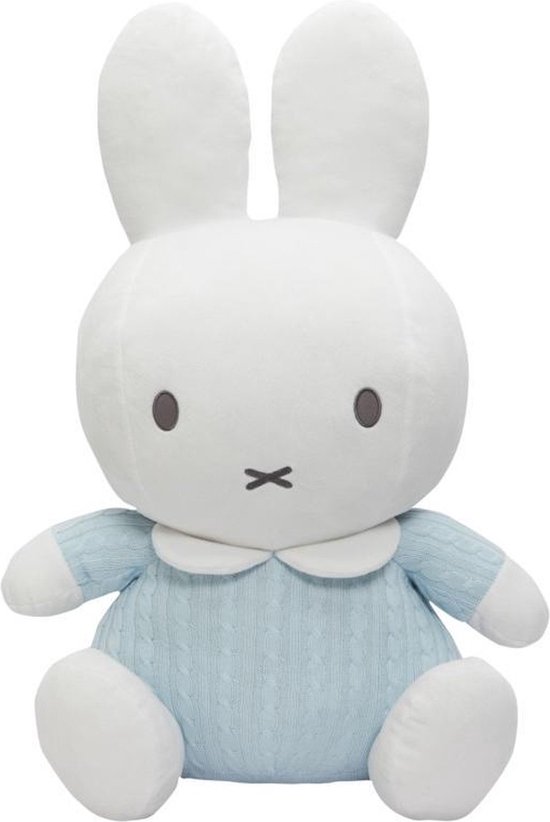 Gebreid Knuffel Nijn-tje 14cm Blauw | bol