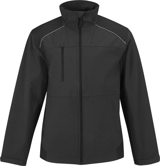 Utility Werkjas 'Shield Softshell PRO' merk B&C Collectie maat S Zwart | bol