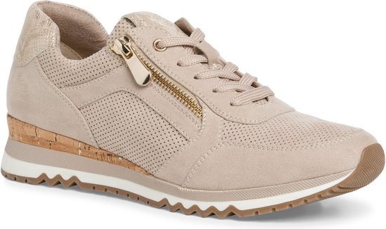 Marco Tozzi Marco Tozzi Sneakers beige Textiel - Maat 36 | bol