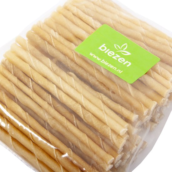 Biezen Gedraaide staafjes 4/6mm - Hondenvoer - 100st | bol