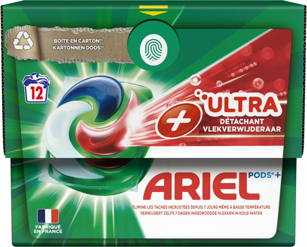 4x Ariel All-in-1 Pods+ Wasmiddelcapsules Effect Oxi-vlekverwijderaar ...