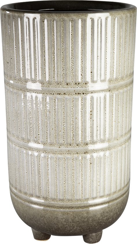 Bloempot Denise hoog - d13 x h24cm - Off White | bol