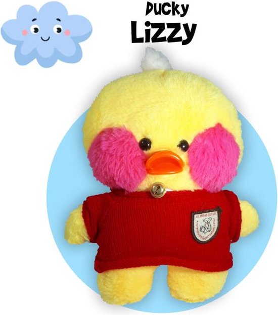Ducky Lizzy – Paper Duck Lalafanfan Eend Pluche Knuffel 30 cm {TikTok ...