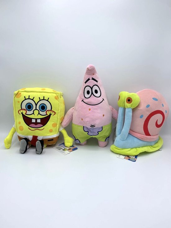SpongeBob SquarePants - Knuffelset - 30 cm - Pluche | bol.com