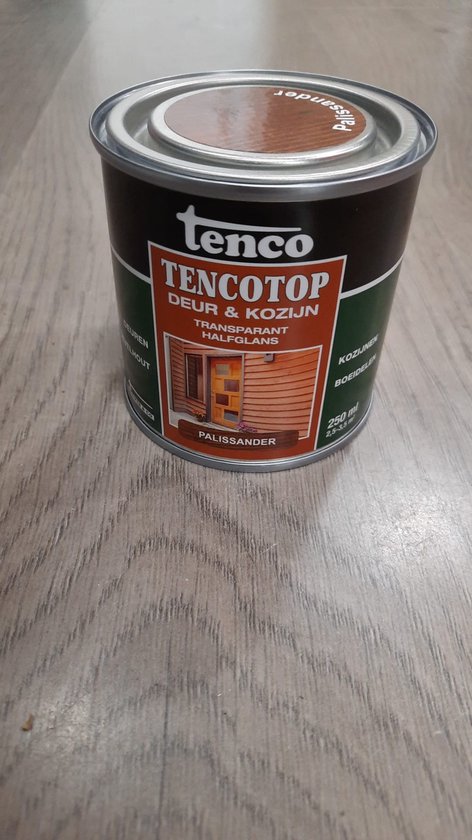 tenco tencotop deur en kozijn transparant 205 palissander 0.25 ltr ...