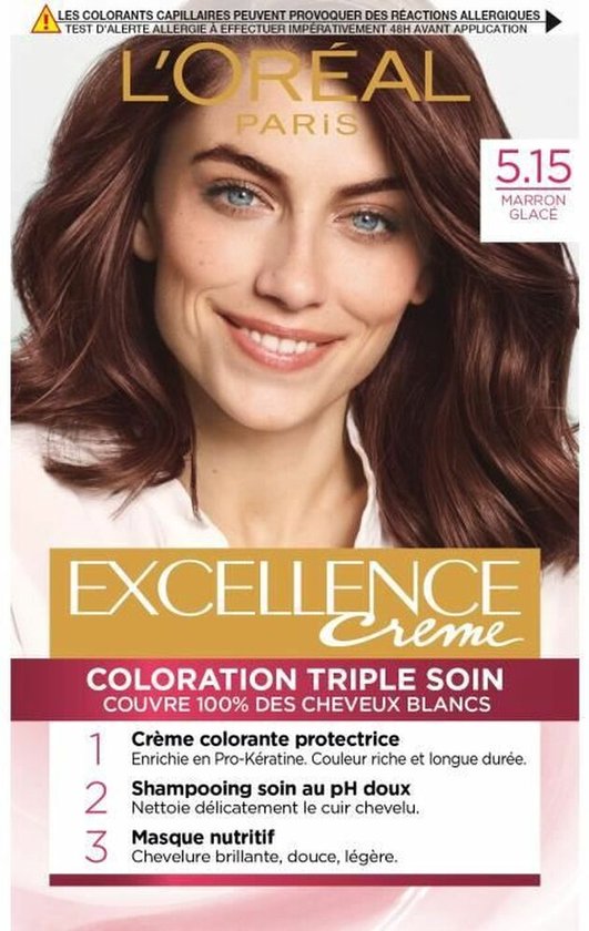 Coloration Excellence L'OREAL PARIS - 5.15N Marron Glacé | bol.com