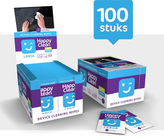 Happy Clean Singlepack reinigingsdoekjes - 100 stuks ...