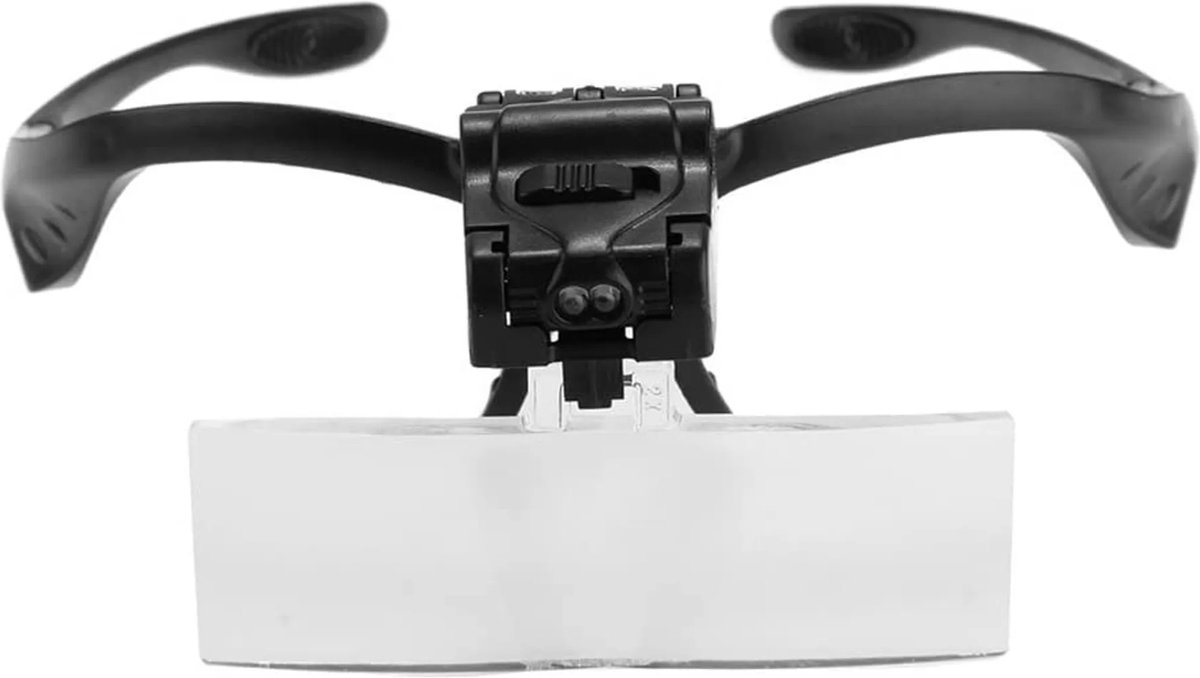 TOOGOO(R) Loepen Bril Vergrootglas Vergrootglas met 2 LED's 5 Lens ...