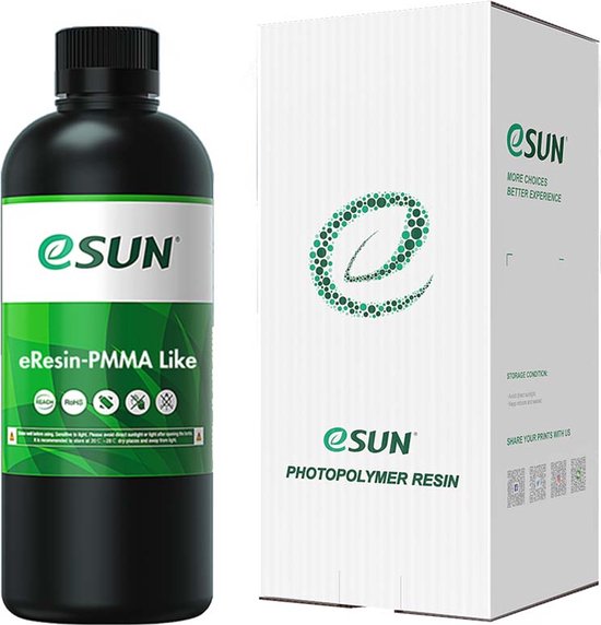 eSun - eResin - PmmA Transparent - 1kg | bol