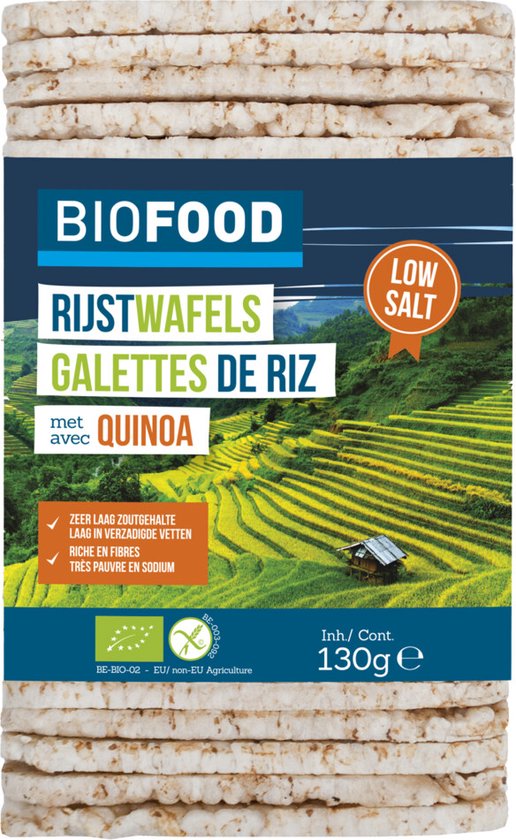 3x Damhert Biofood Maiswafels Quinoa Biologisch 130 gr | bol.com