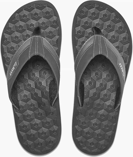 Reef The Ripper Heren Slippers - Donkergrijs - Maat 42 | bol.com
