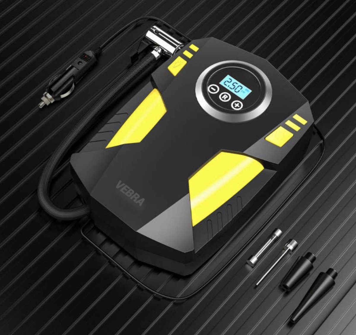 Vebra Elektrische Bandenpomp - Luchtcompressor 12V - Compressor ...