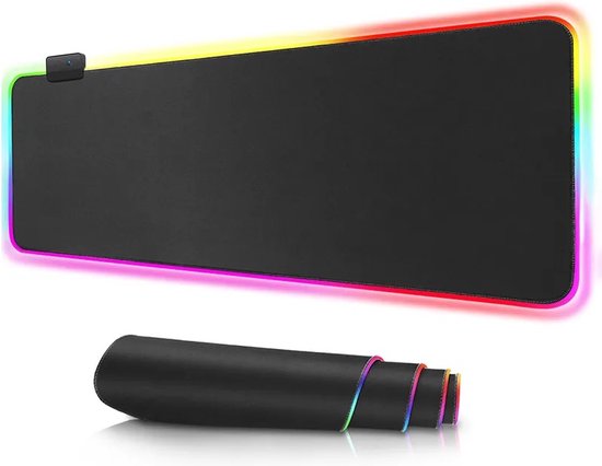 Ultimate Gaming - XXL Muismat met RGB Ledverlichting | bol.com